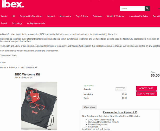 Case Study: Ibex Realizes Time Savings by Relying on Adform for Welcome Bags